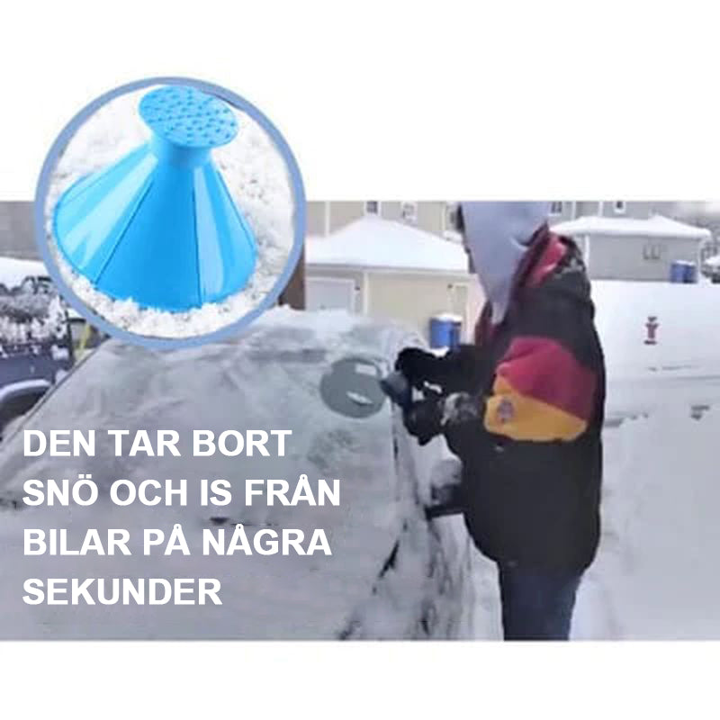 Isskrapa för magisk bil